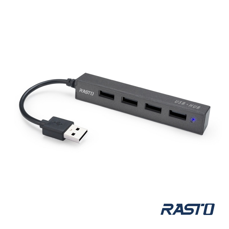 RASTO RH3 USB四孔擴充HUB集線器 R-PCD003