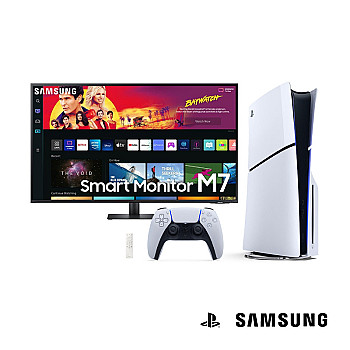 PlayStation?5 Slim光碟版+43型SAMSUNG智慧聯網套組