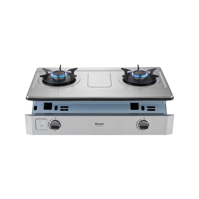 林內嵌入式彩焱二口爐 (不銹鋼)RBTS-L260S(桶裝/LPG) RBTS-L260S(桶裝/LPG)