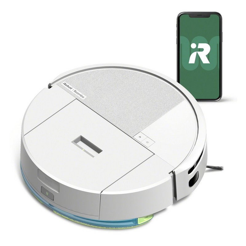 iRobot Roomba 205 Combo 壓縮集塵掃拖機器人-白 205COMBO白