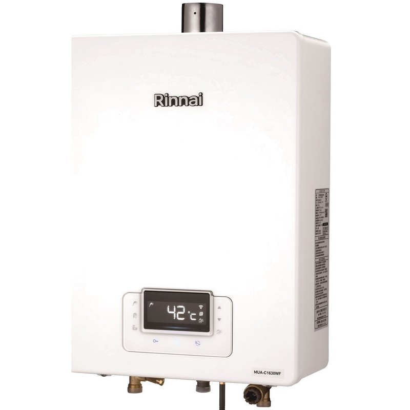 全國宅配林內屋內16L強排熱水器MUAC1630WF桶裝FE/LPG MUA-C1630WF(FE/LPG)
