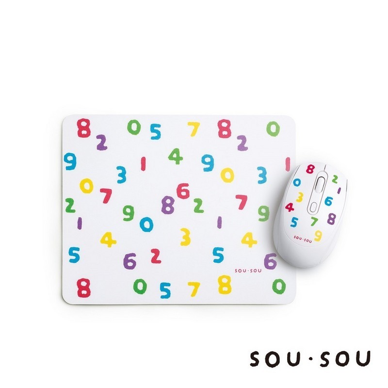 SOU．SOU十數昆 四鍵式靜音滑鼠+鼠墊組合包 CCTSOU03